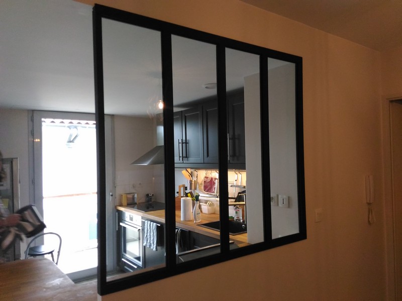 Parois vitrées métal sur mesure